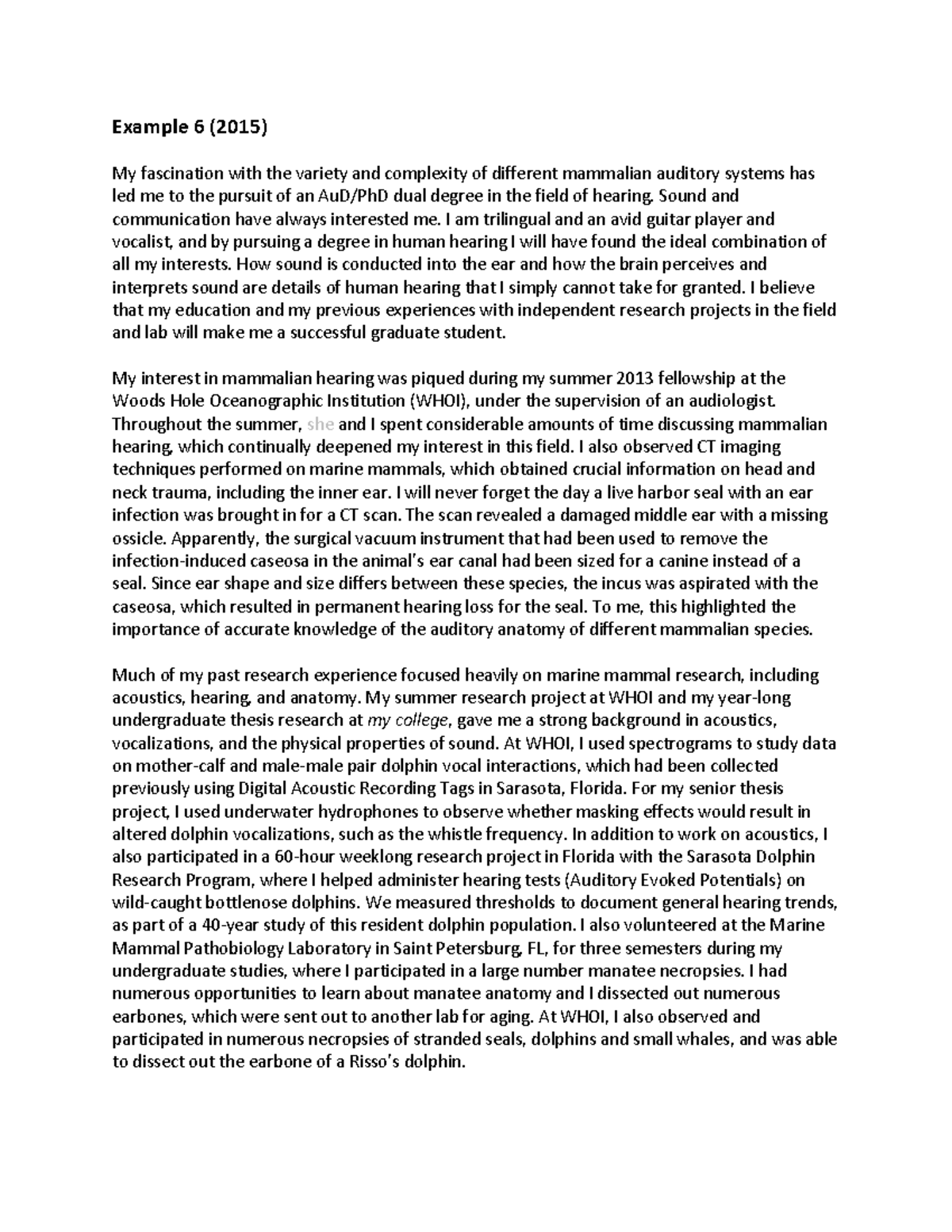 Example-6-2015 - Example 6 (2015) My fascination with the variety and ...