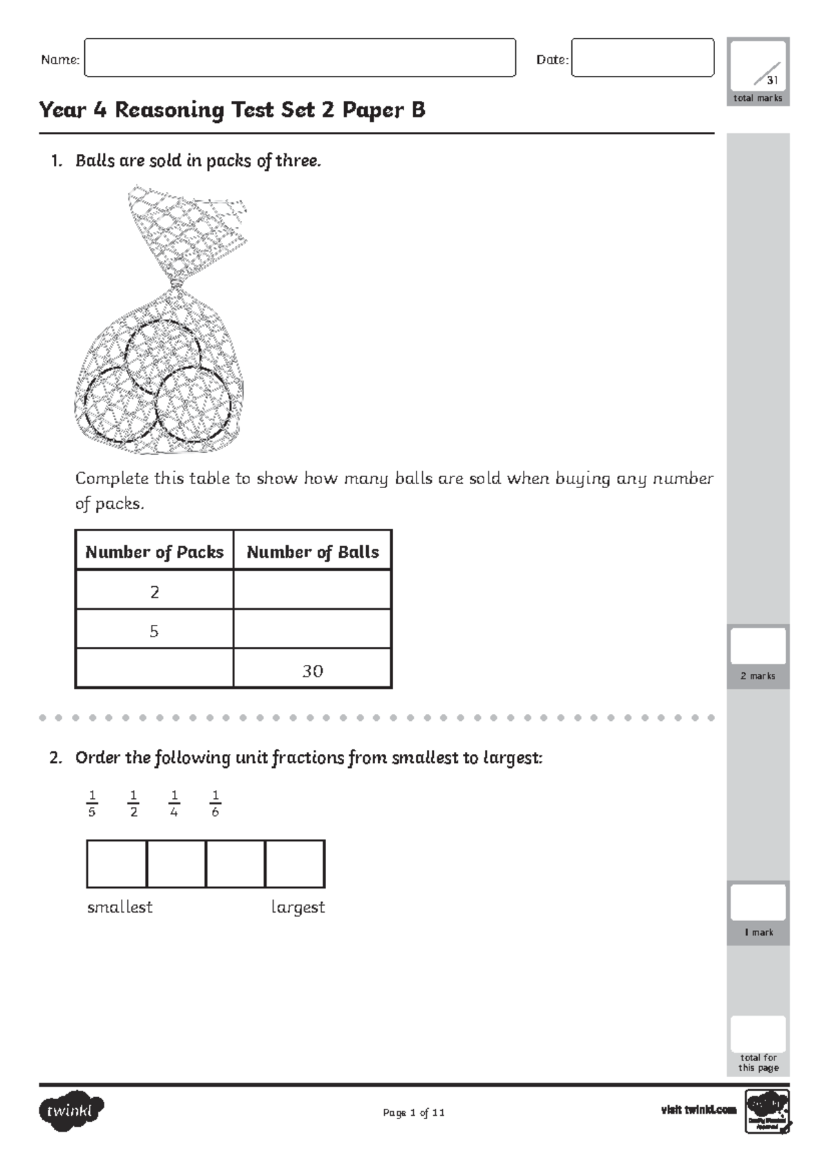 Year-4-reasoning-test-set-2-paper-b - 1131 - UNSW Sydney - Studocu