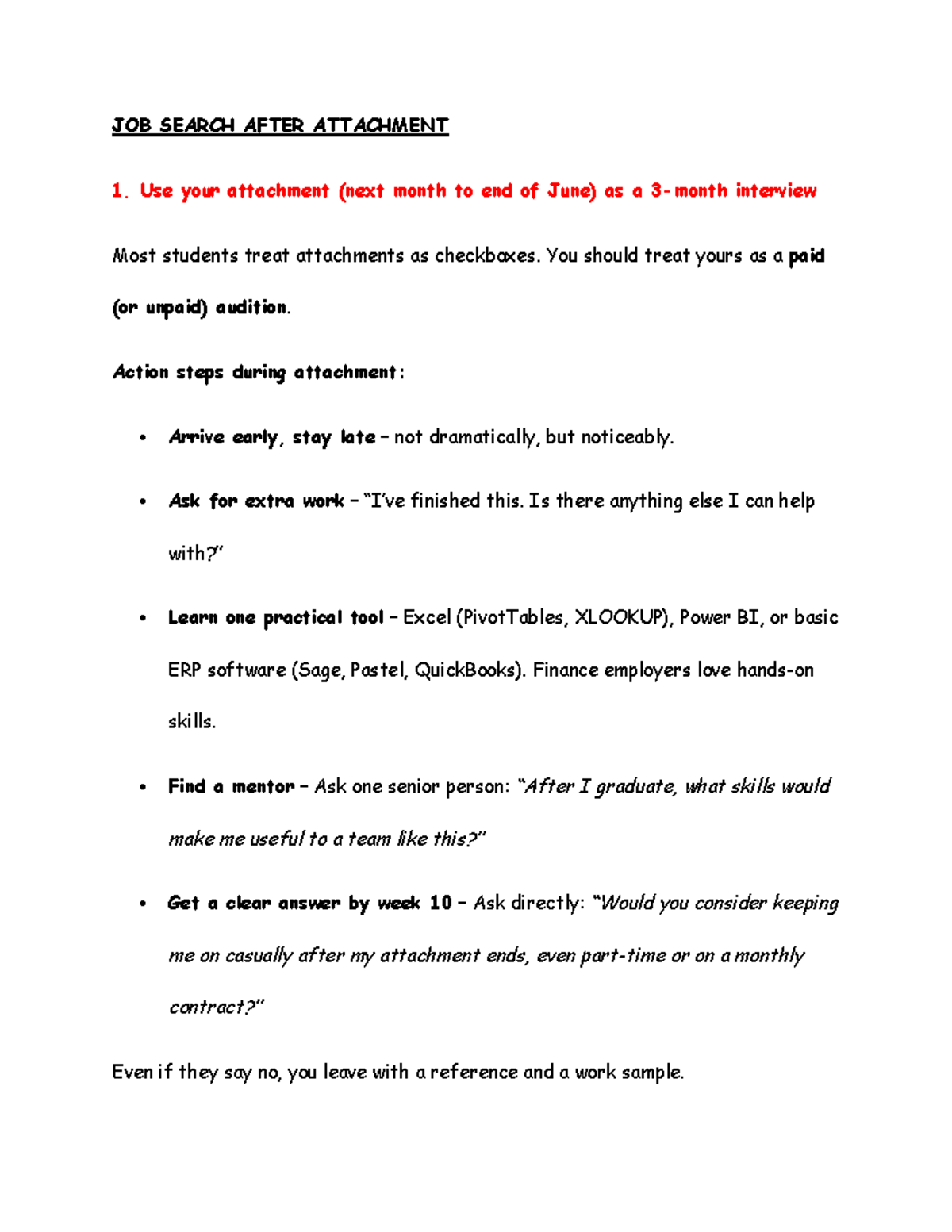 Job Search Strategies & Scholarship Opportunities for BCom Finance ...
