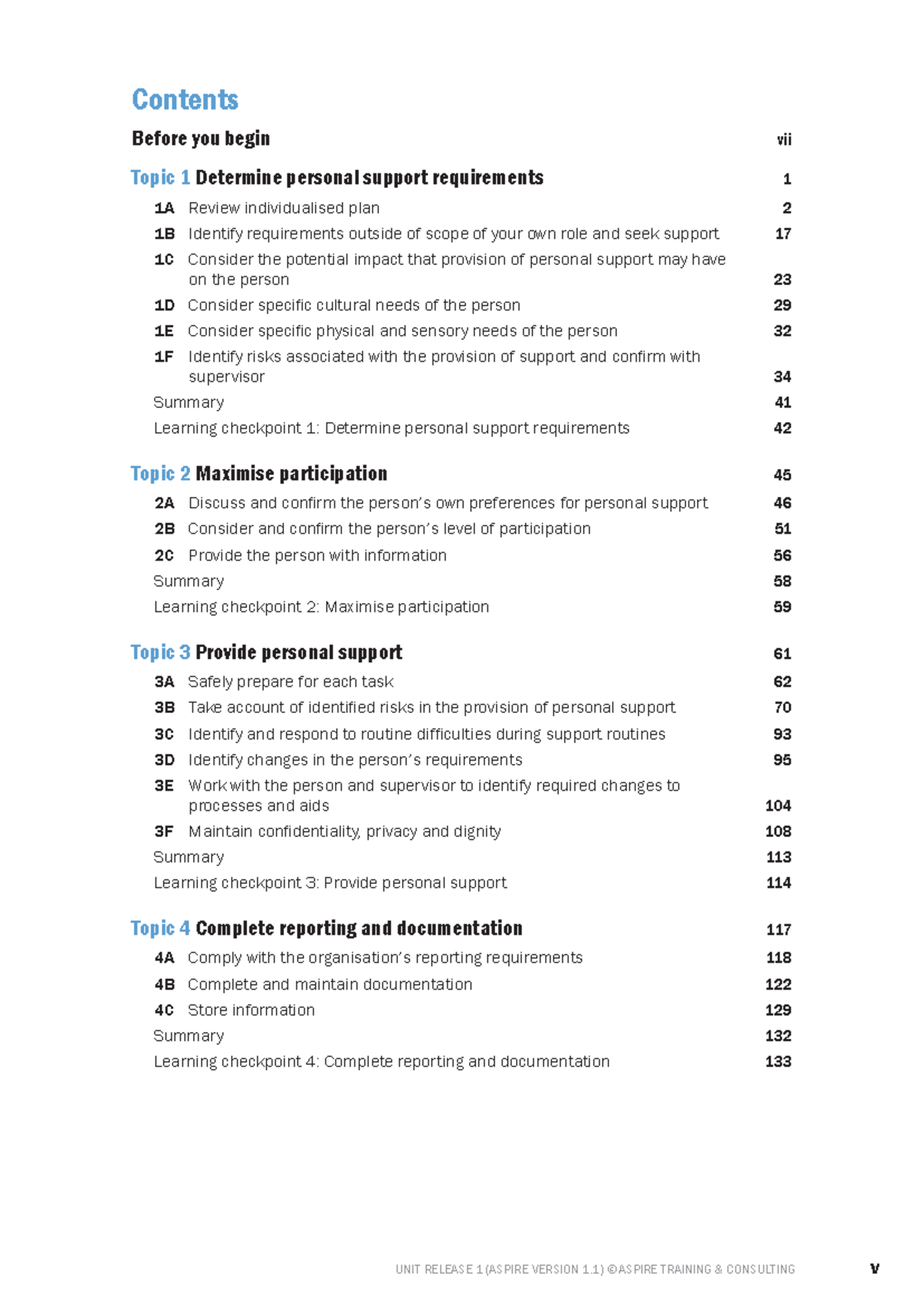CHCCCS011 Personal Support Needs - Final Assessment Guide & Tasks - Studocu