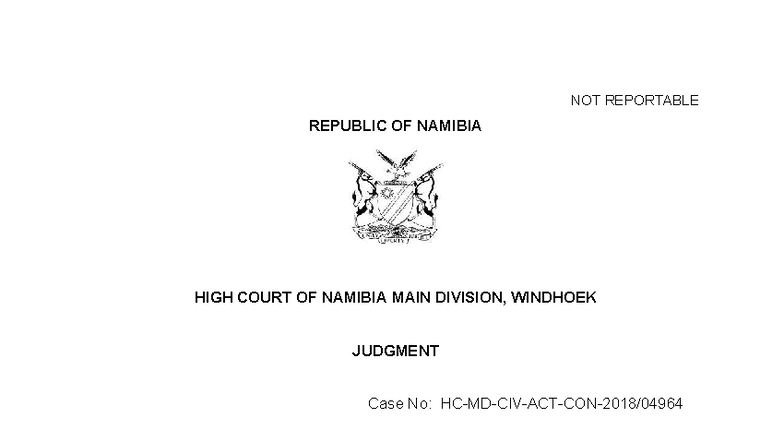 Kambwa Trading CC v Onamagongwa Trading Enterprises: Judgment Analysis ...