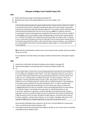 Aristotle's prime mover & plato's form of the good - Critically discuss ...