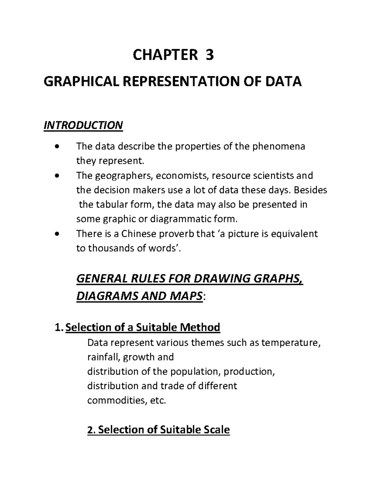 Geo 203: Practical 3 - Graphical Representation of Data - Studocu