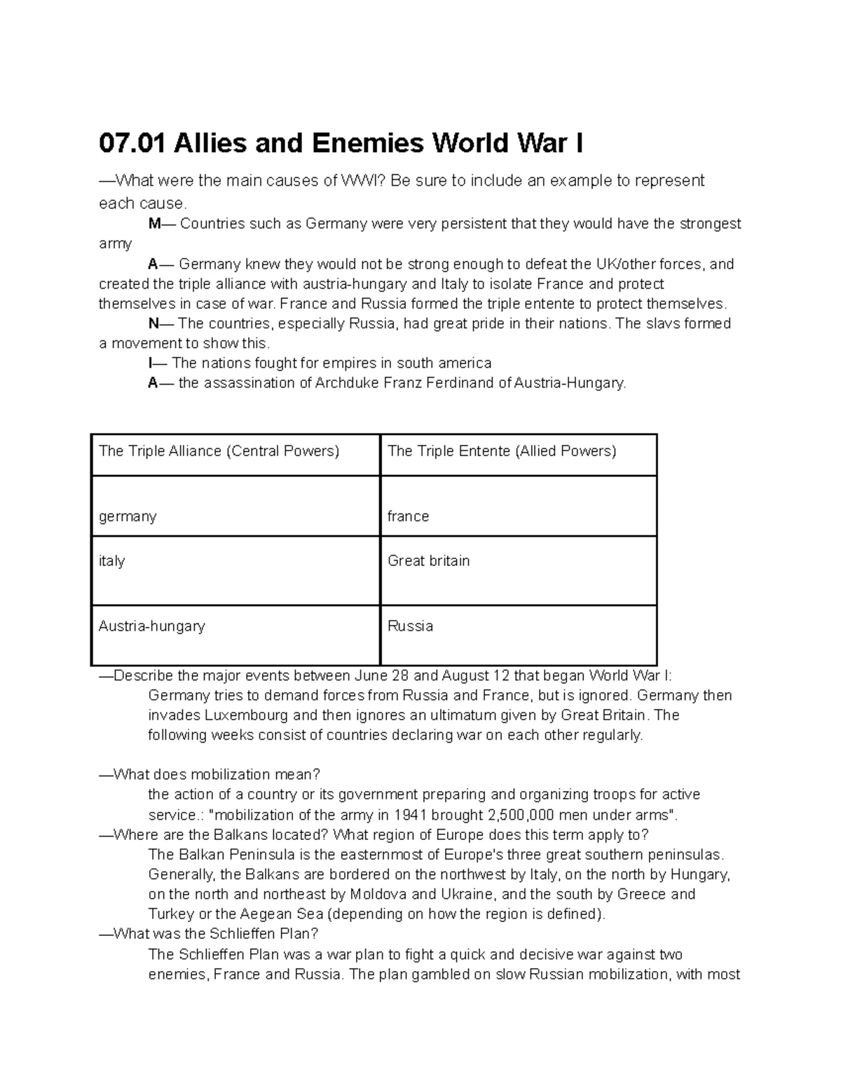 World History Module 5 Guided Notes - 05 European Geography —What was ...
