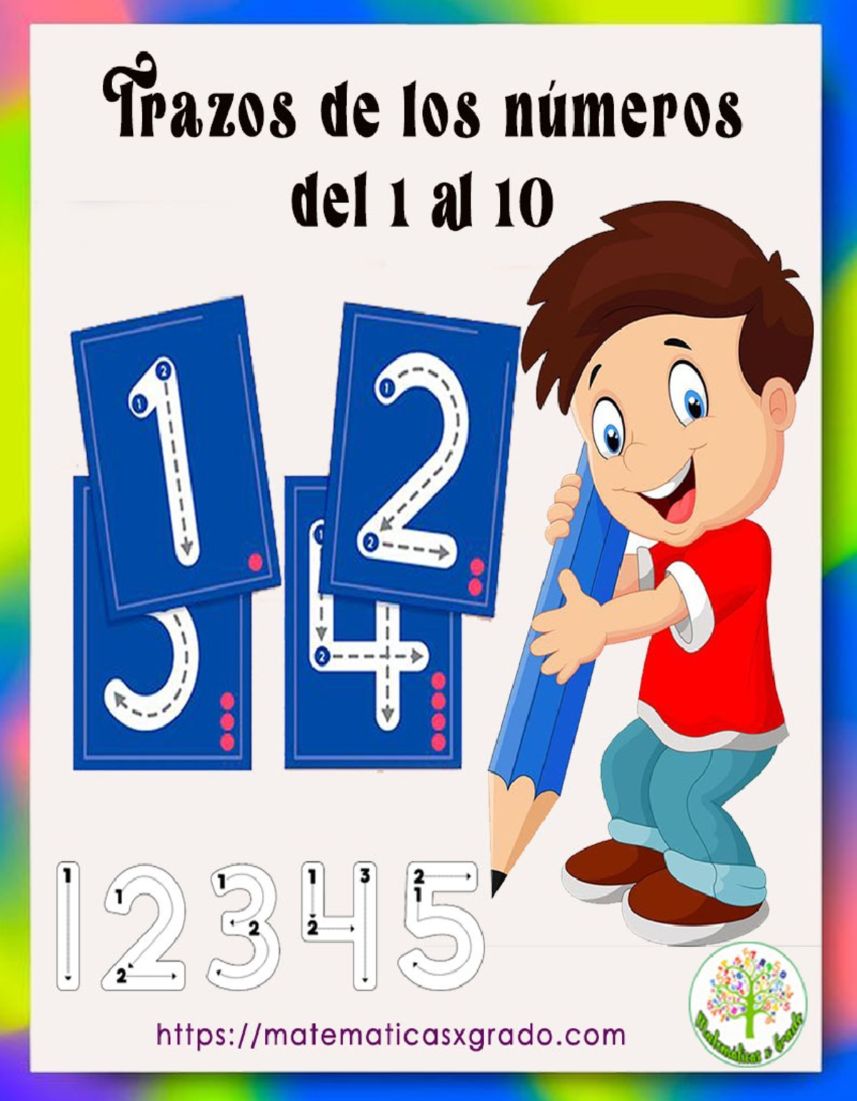 Trazos de los Números del 1 al 10 - Actividad Educativa - Studocu