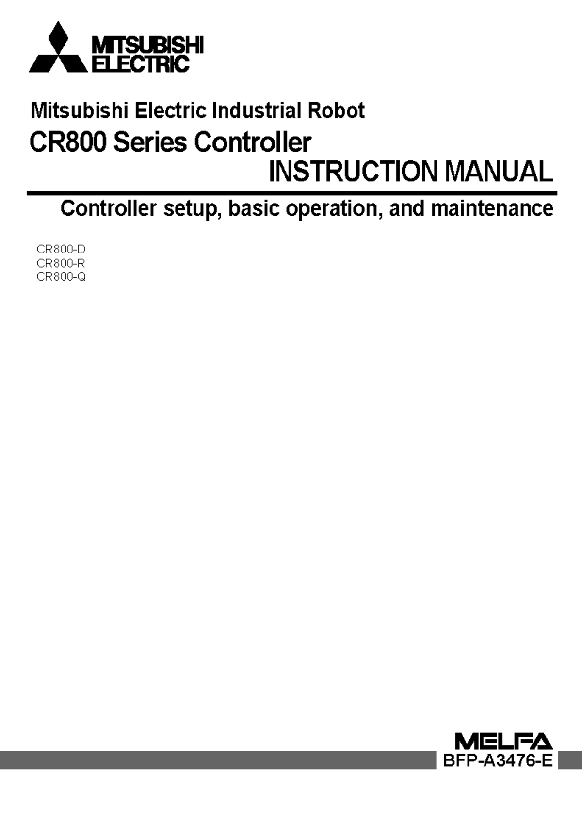 CR800 Series Controller Setup & Operation Manual - Studocu