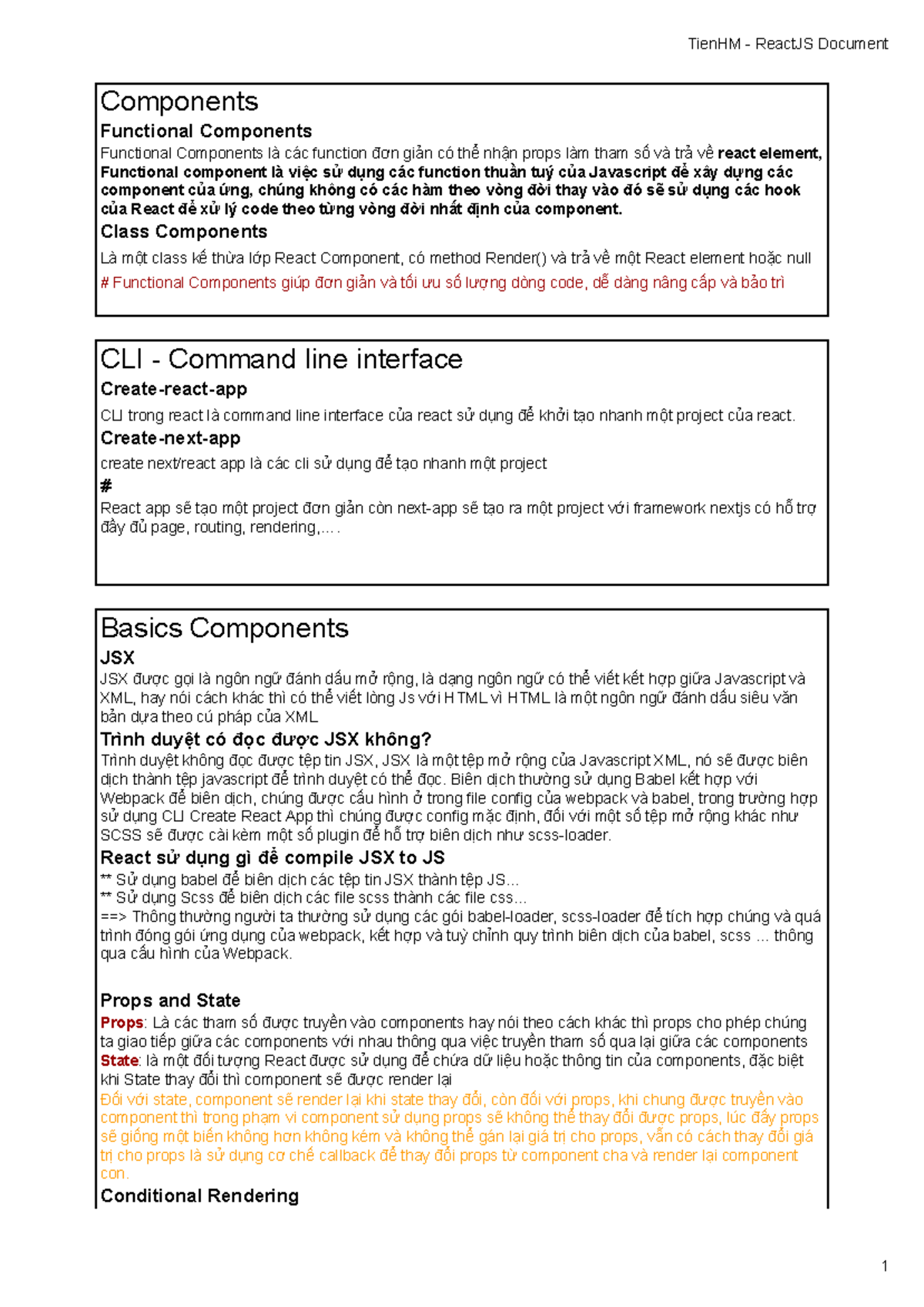 Reactjs - Components CLI - Command line interface Basics Components ...