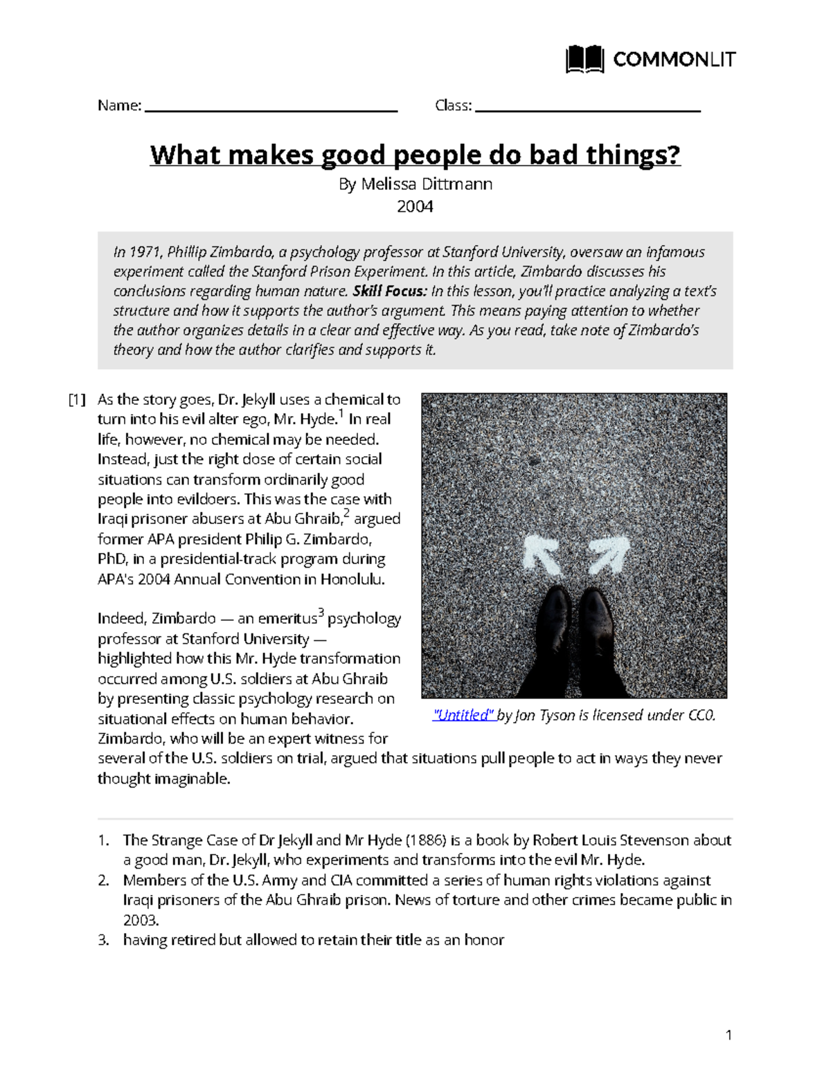 Psychology 101: Analyzing "What Makes Good People Do Bad Things?" - Studocu