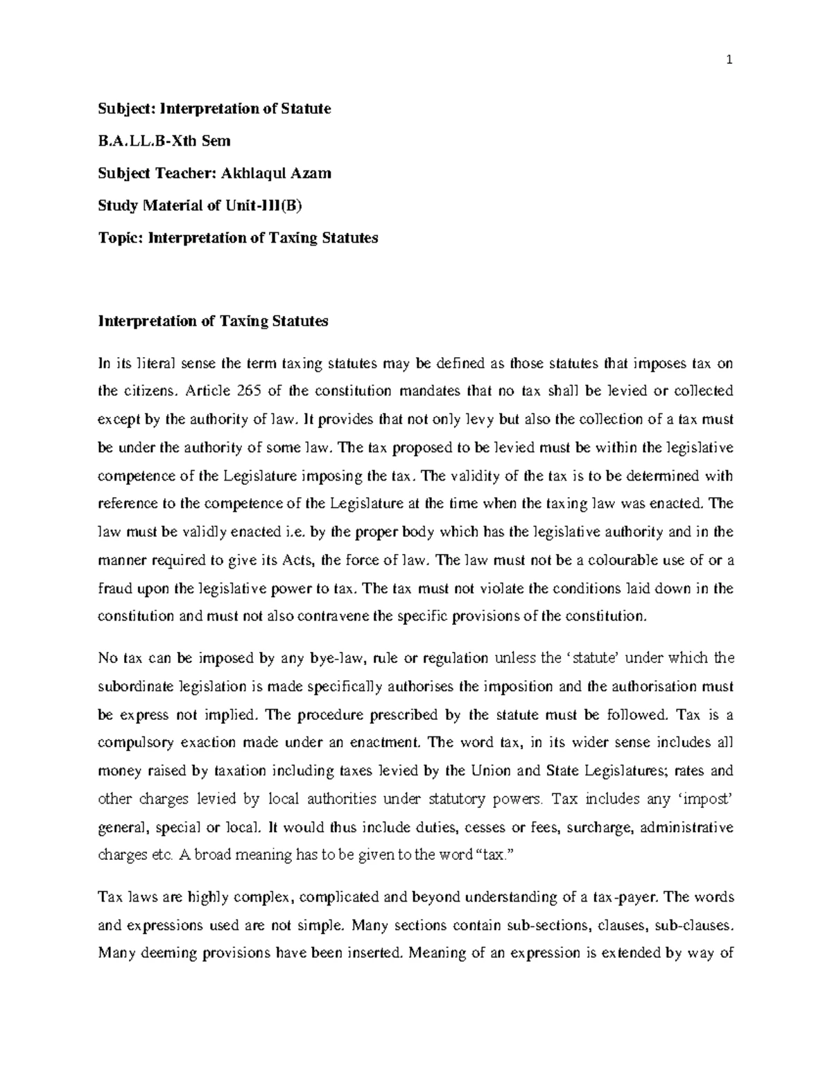 Unit 2 Political ideas of Manu - Political Ideas of Manu According to mythology Manu was the ...