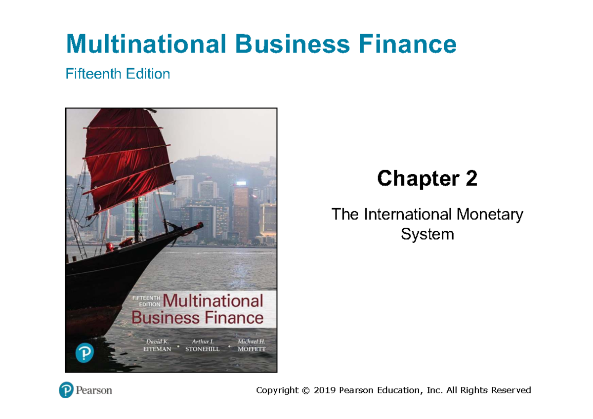 Multinational Business Finance (FIN 101) Lecture: Chapter 2 - The ...