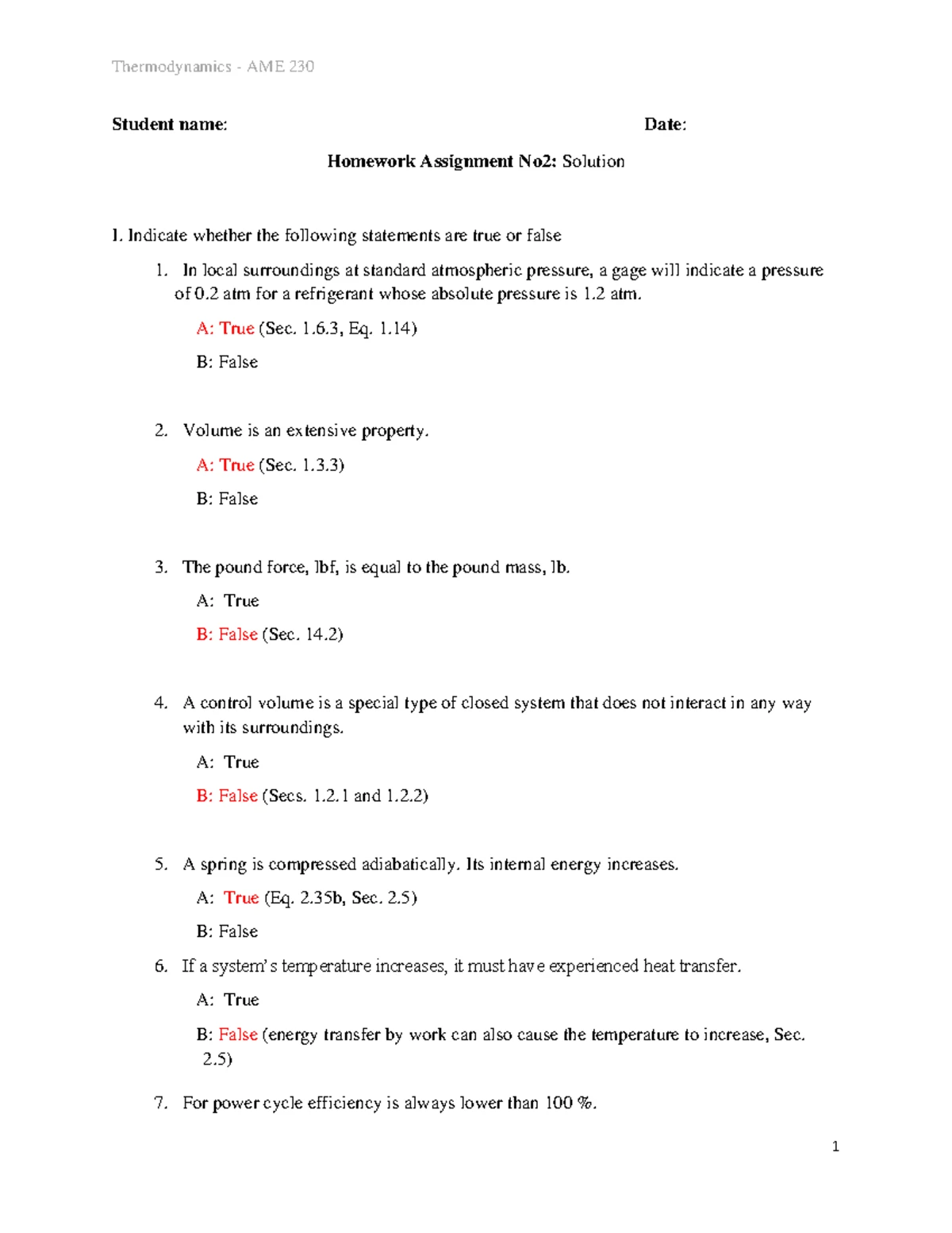 Thermodynamic Tables - Appendix 01-SI Units - APPENDIX PROPERTY TABLES ...