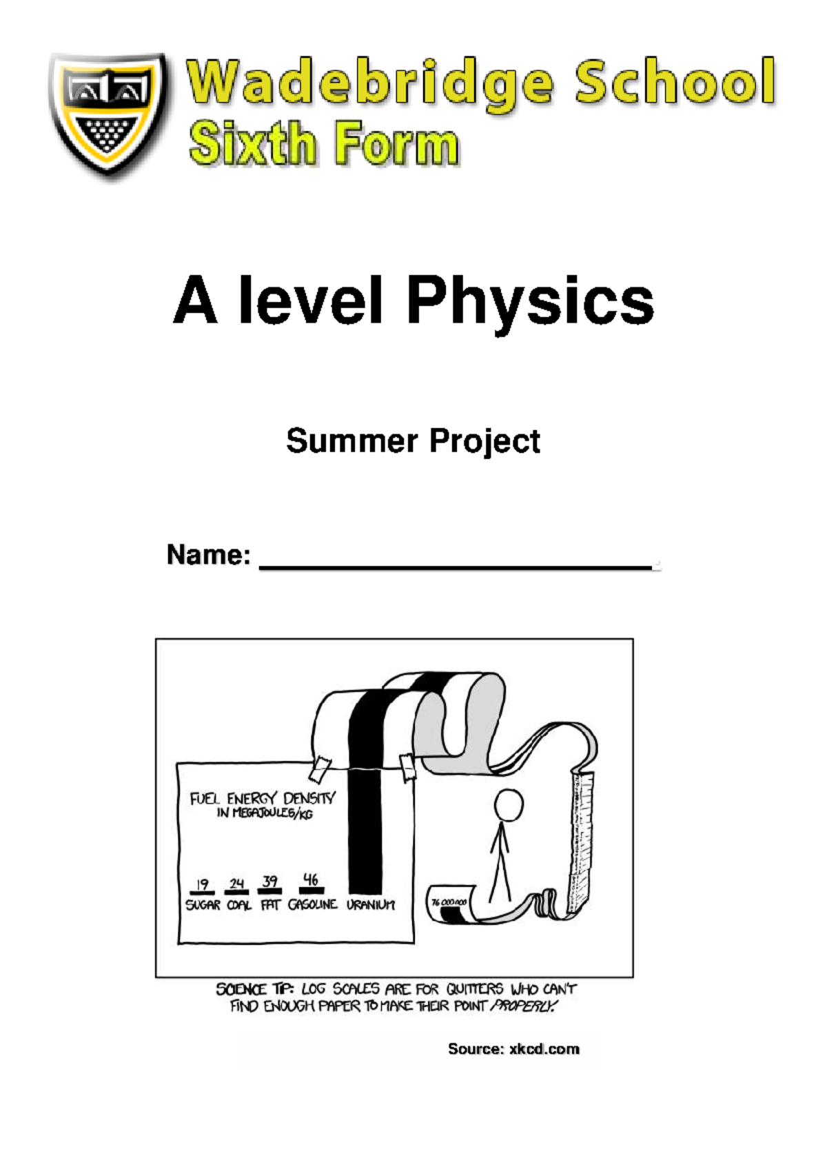 AS Physics Summer Project: Key Concepts and Numerical Techniques - Studocu