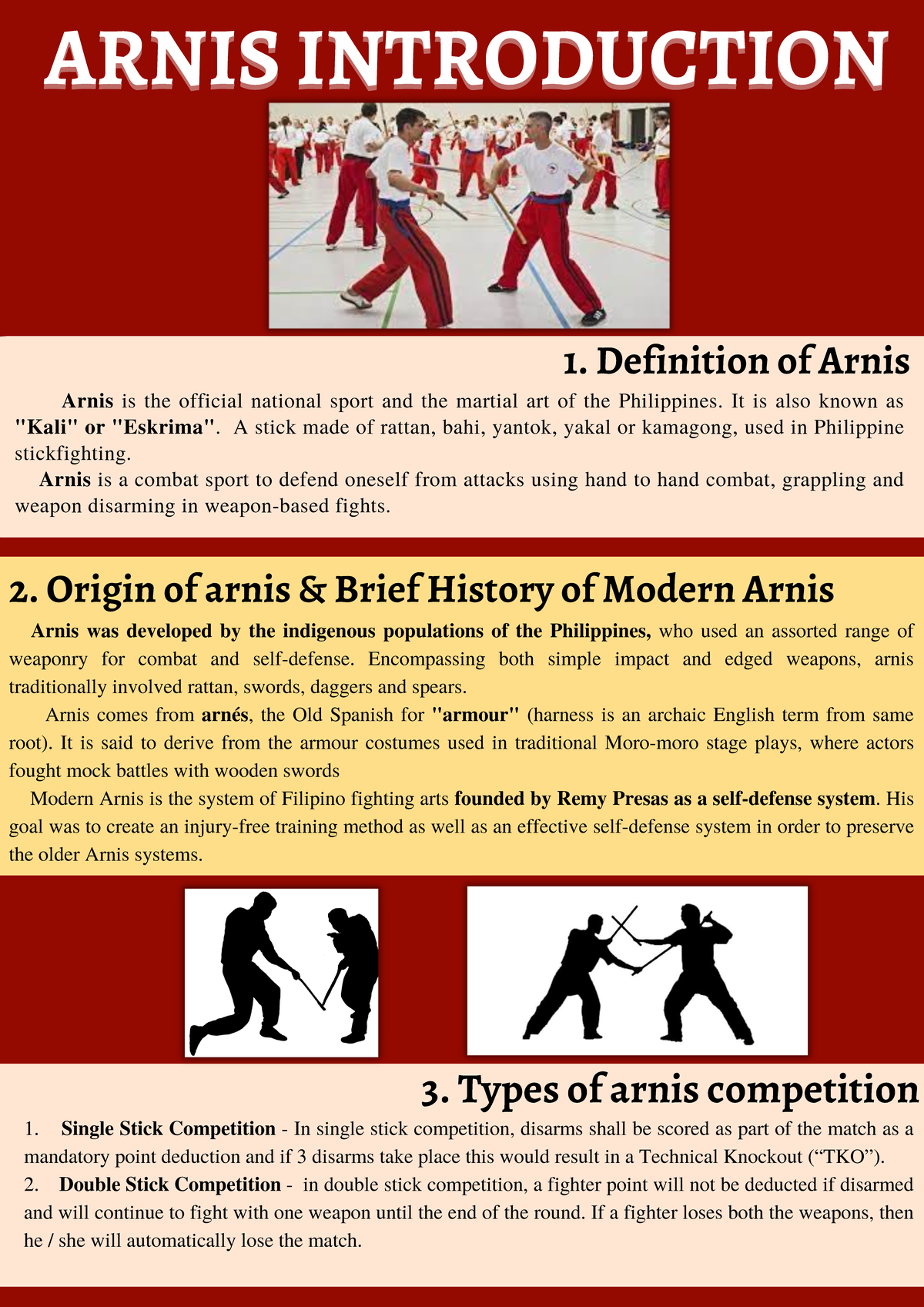 Arnis (KALI 101) Introduction to the National Martial Art of the ...