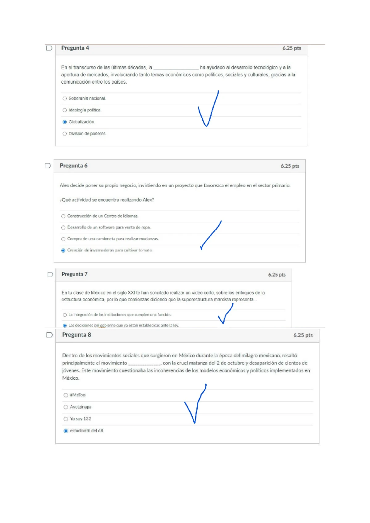 Guía para el Examen Parcial 2: México en el Siglo XXI - Studocu