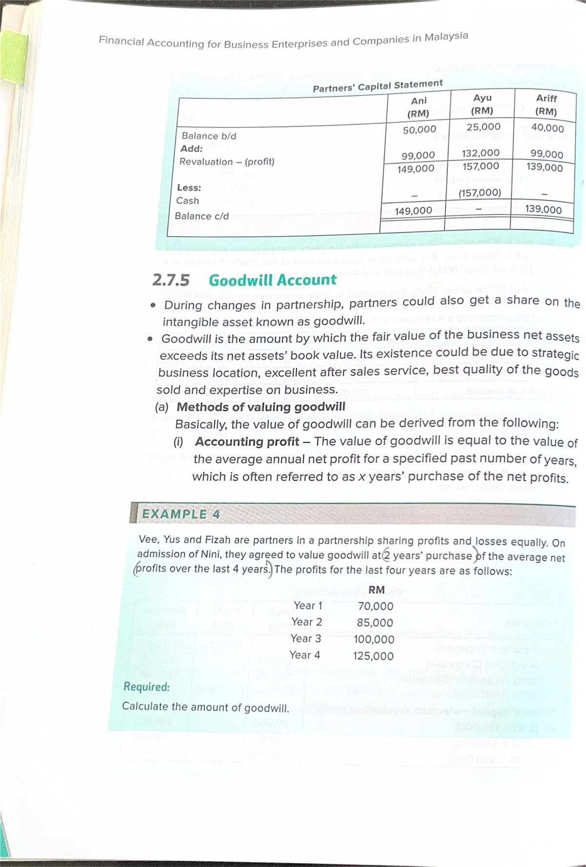 Financial Accounting (ACC123): Goodwill & Share Issuance Notes - Studocu