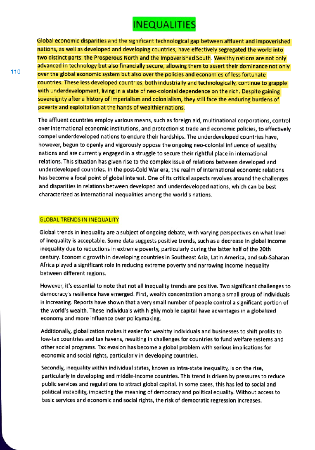 Inequalities in International Relations: Examining Global Disparities ...