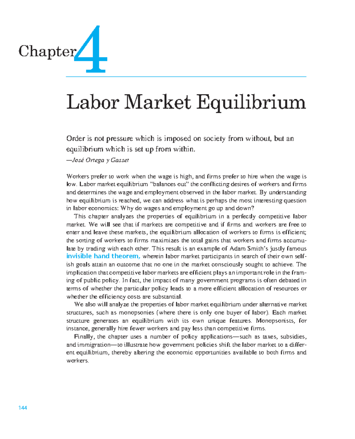 Labour Market Equilibrium: Chapter 4 Analysis of Wage Dynamics - Studocu