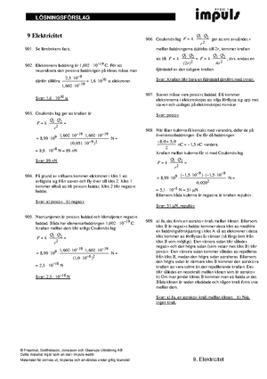 Formelblad - Formelsamling Fysik 1 Rörelse Hastighet Medelhastighet ...
