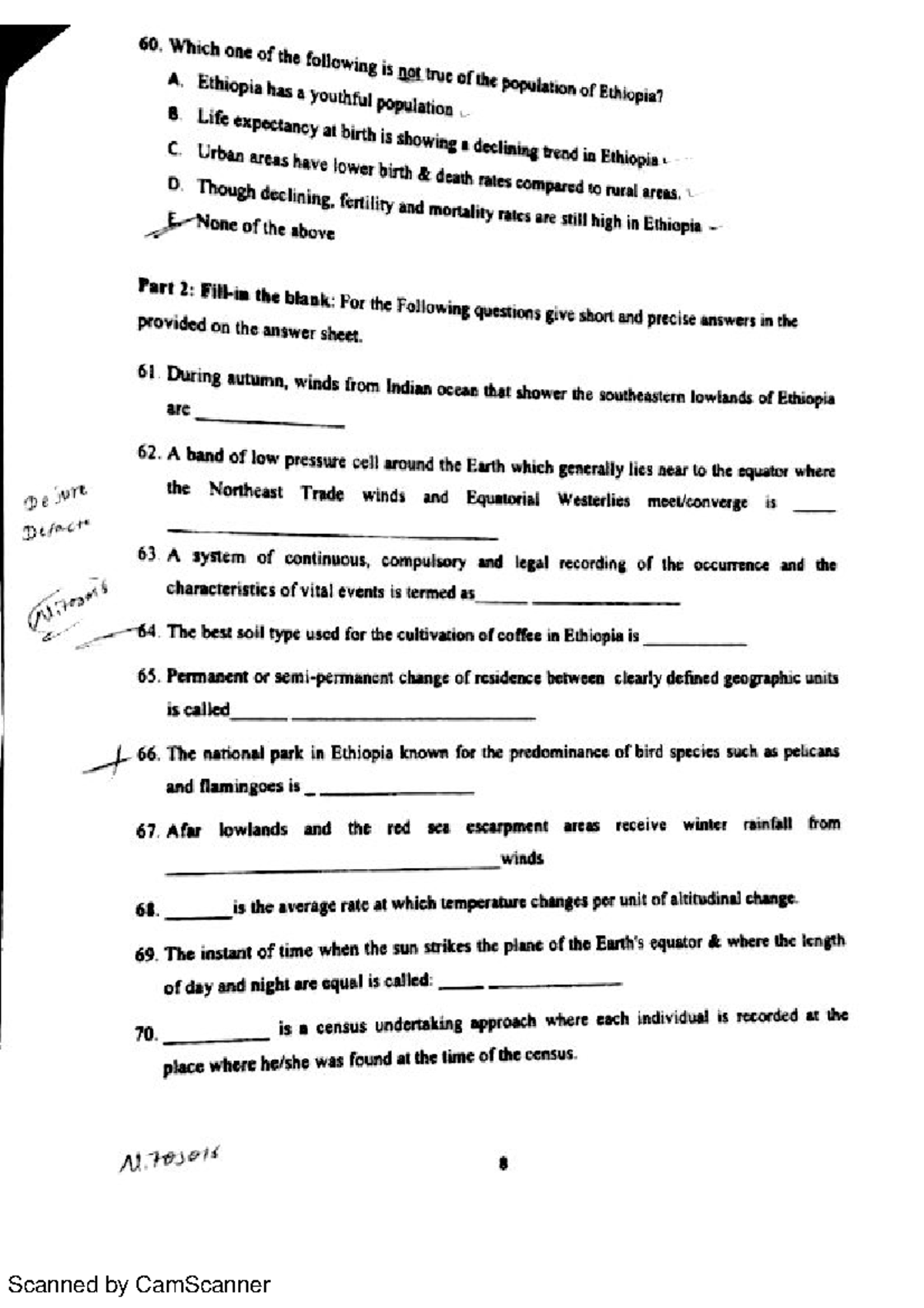 AAU Geography Final Exam Questions and Review Guide - Studocu