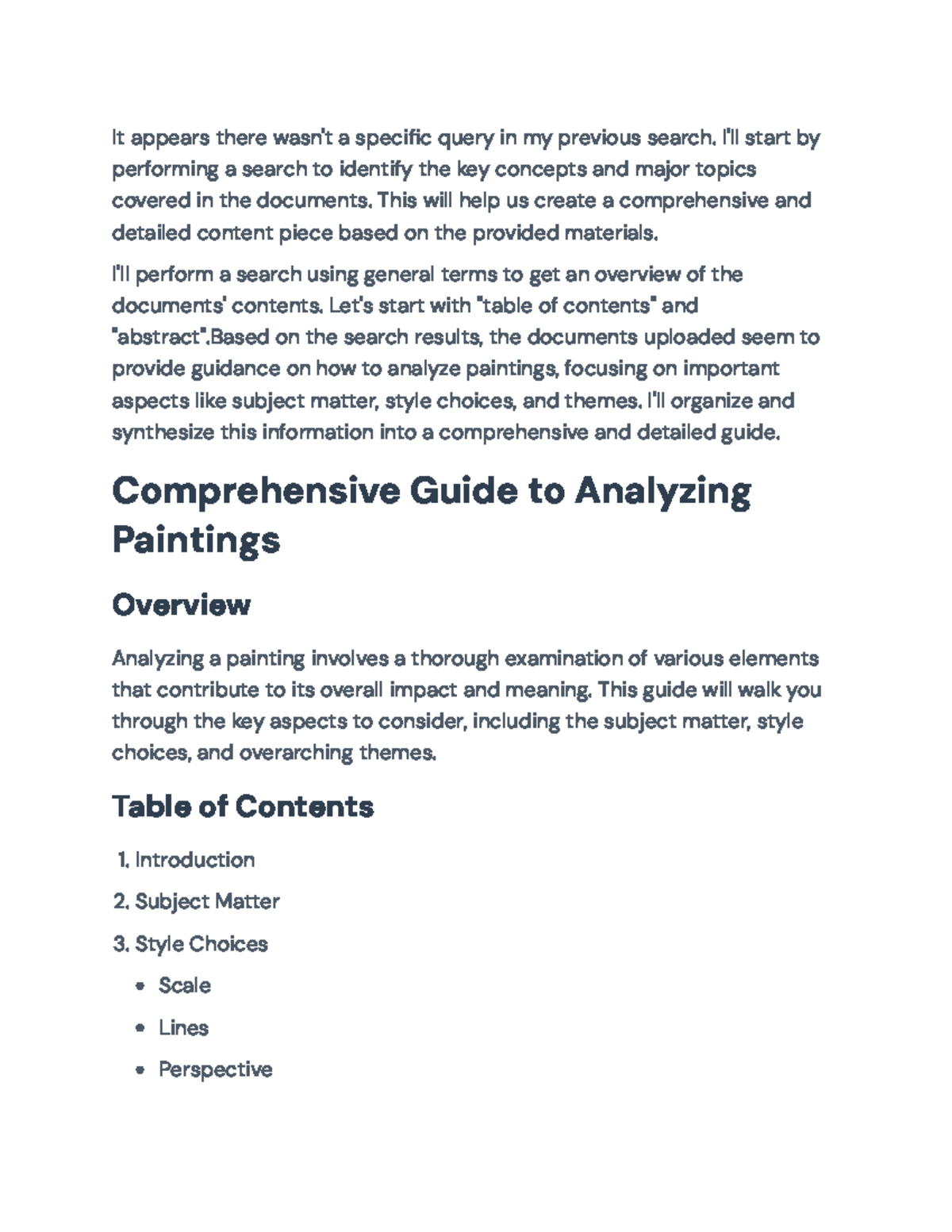 Comprehensive Guide to Analyzing Paintings: A Structured Approach - It ...