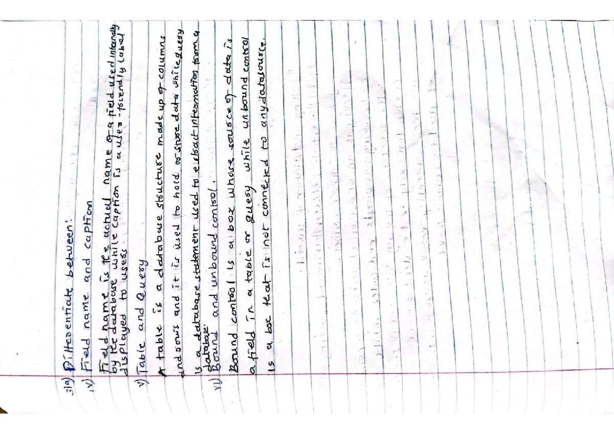 Computer Studies Assignment: Key Concepts and Differentiations (FORM2 ...