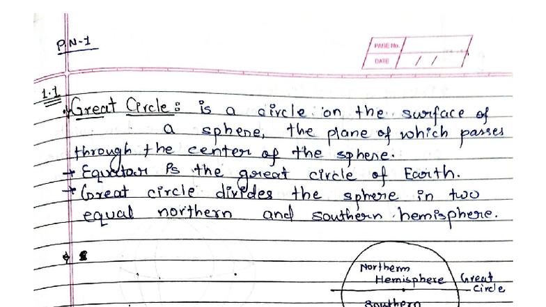 Terrestrial Navigation Notes: Understanding Earth's Geometry and ...
