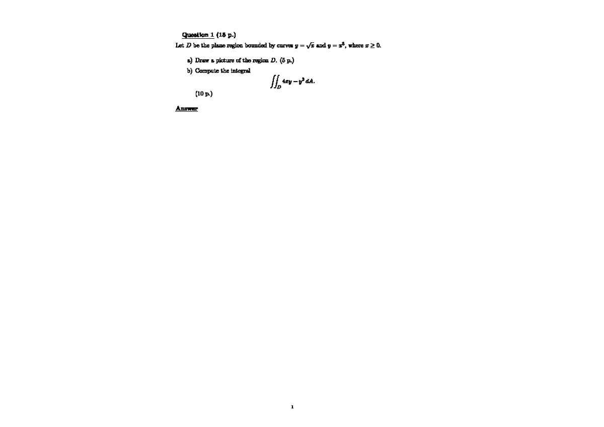 Final Exam - 2019 Calc2M: Comprehensive Study Questions and Solutions ...