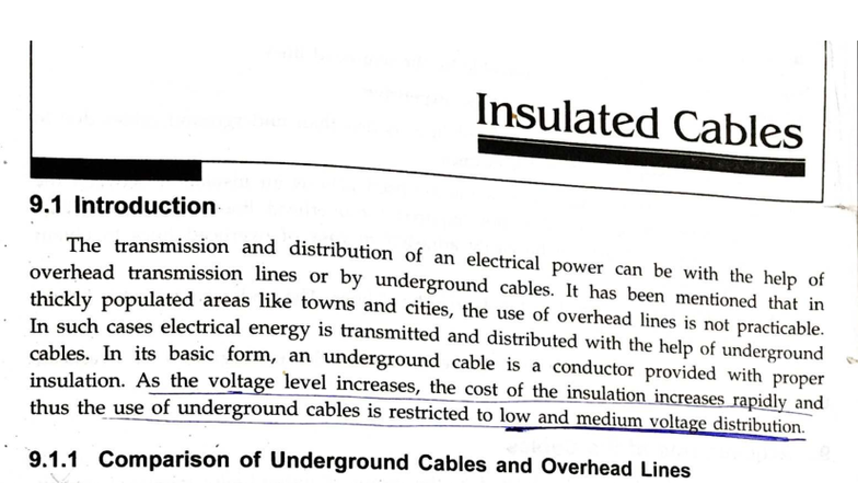 Unit-5 - power system - Insulated Cables 9 Introduction overhead like ...