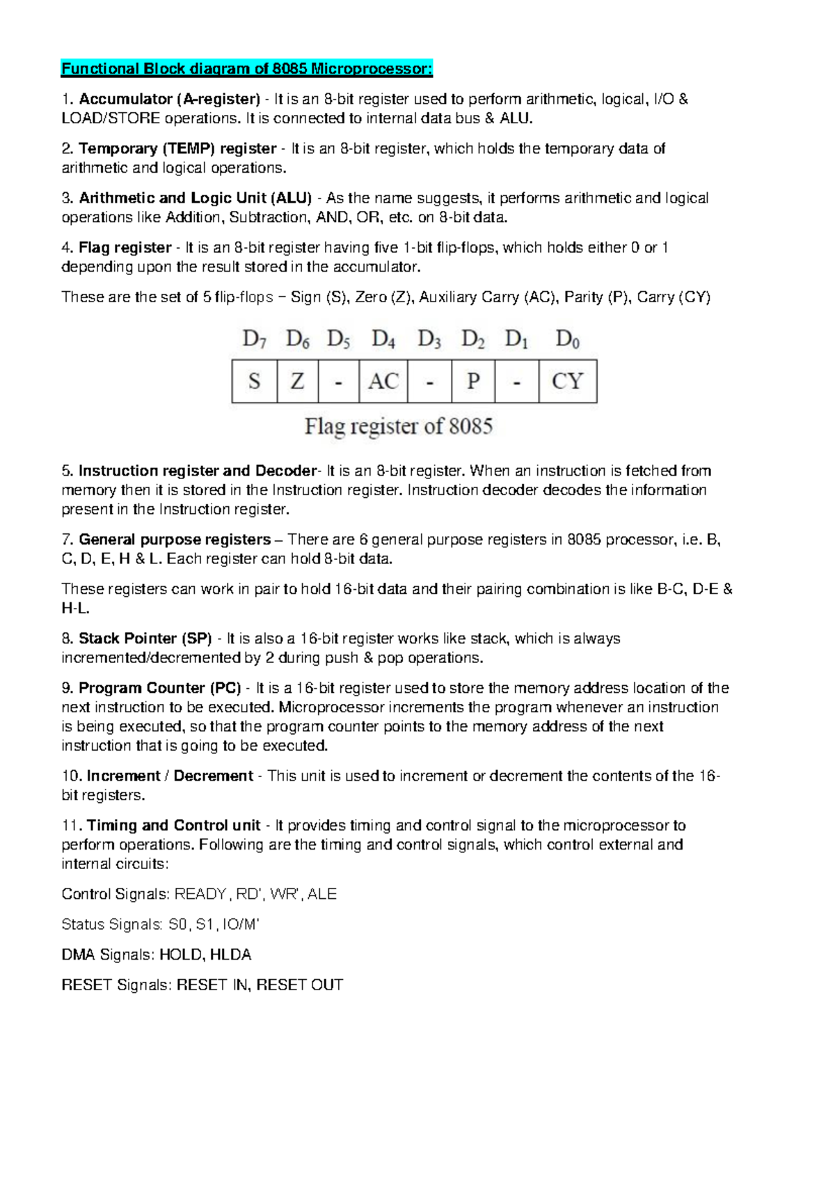 Microprocessor and Assembly Language-BCA505-Long Questions-3-years ...