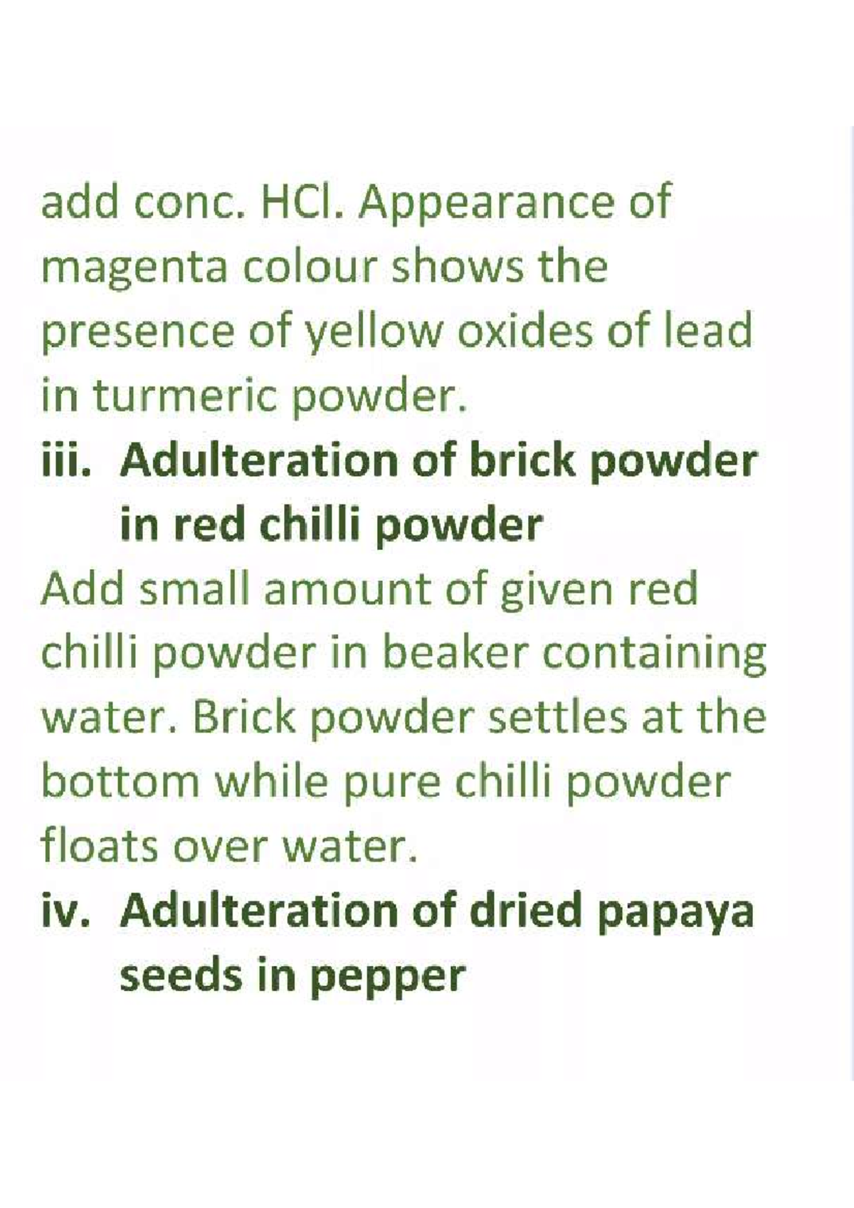 1000064756 - Adulteration Detection in Chilli Powder, Turmeric & Pepper - Studocu