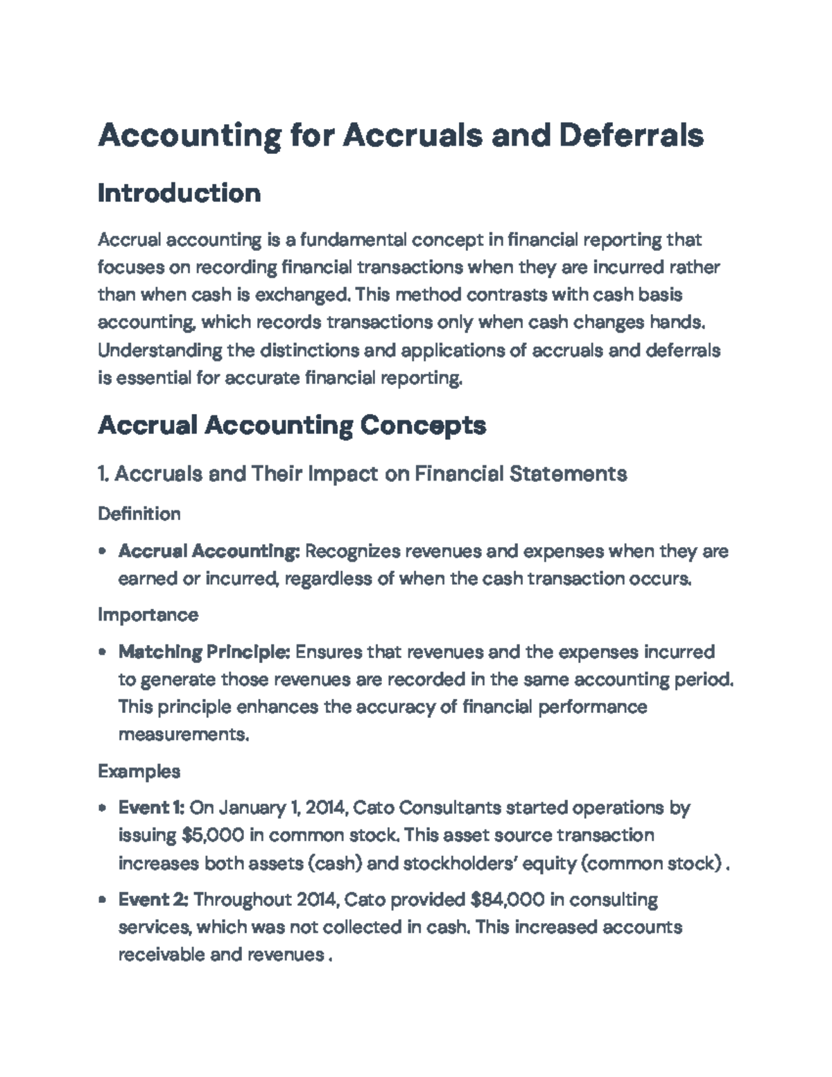 Understanding Accruals and Deferrals in Accounting (ACC 101 ...