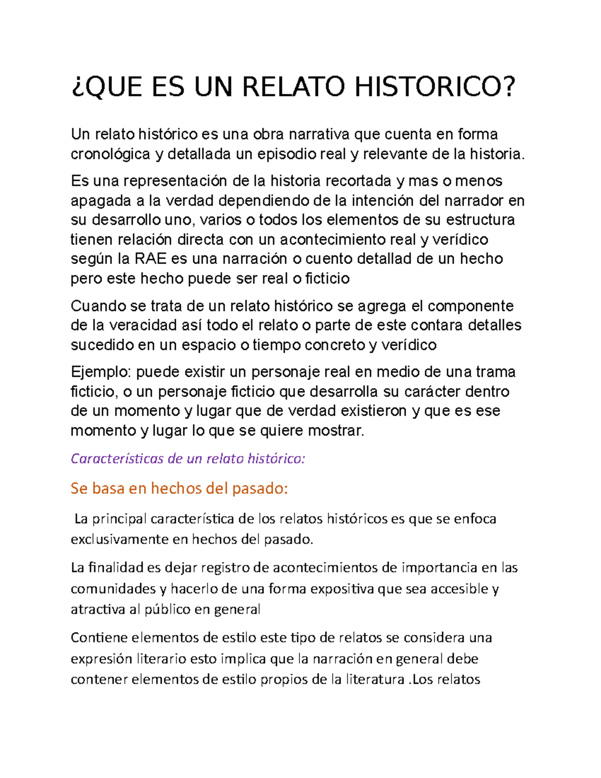 ¿Qué es un Relato Histórico? Análisis y Características Esenciales ...