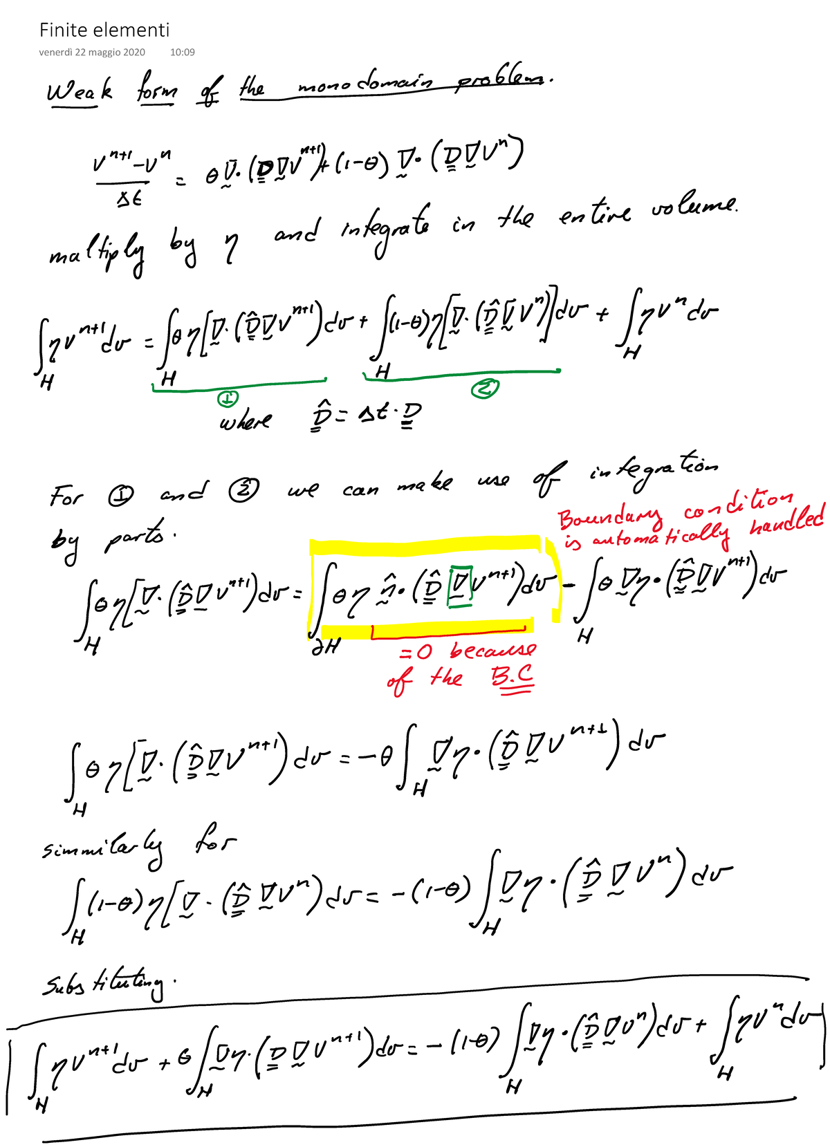 Lecture Notes on Finite Elements - 22/05/2020 - Studocu