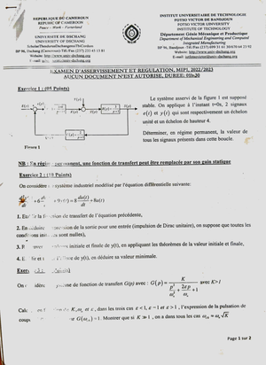 Épreuves GTEE2-DUT S2 - Fghdf - COMBUSTION BP 96, RÉPUBLIQUE DU ...