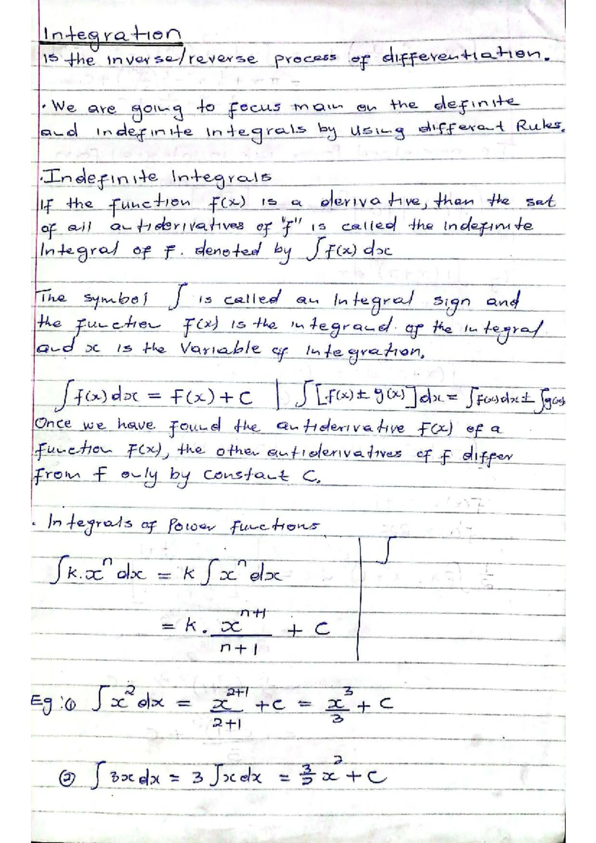 Integration of Trigonometric Functions: Techniques and Examples - Studocu