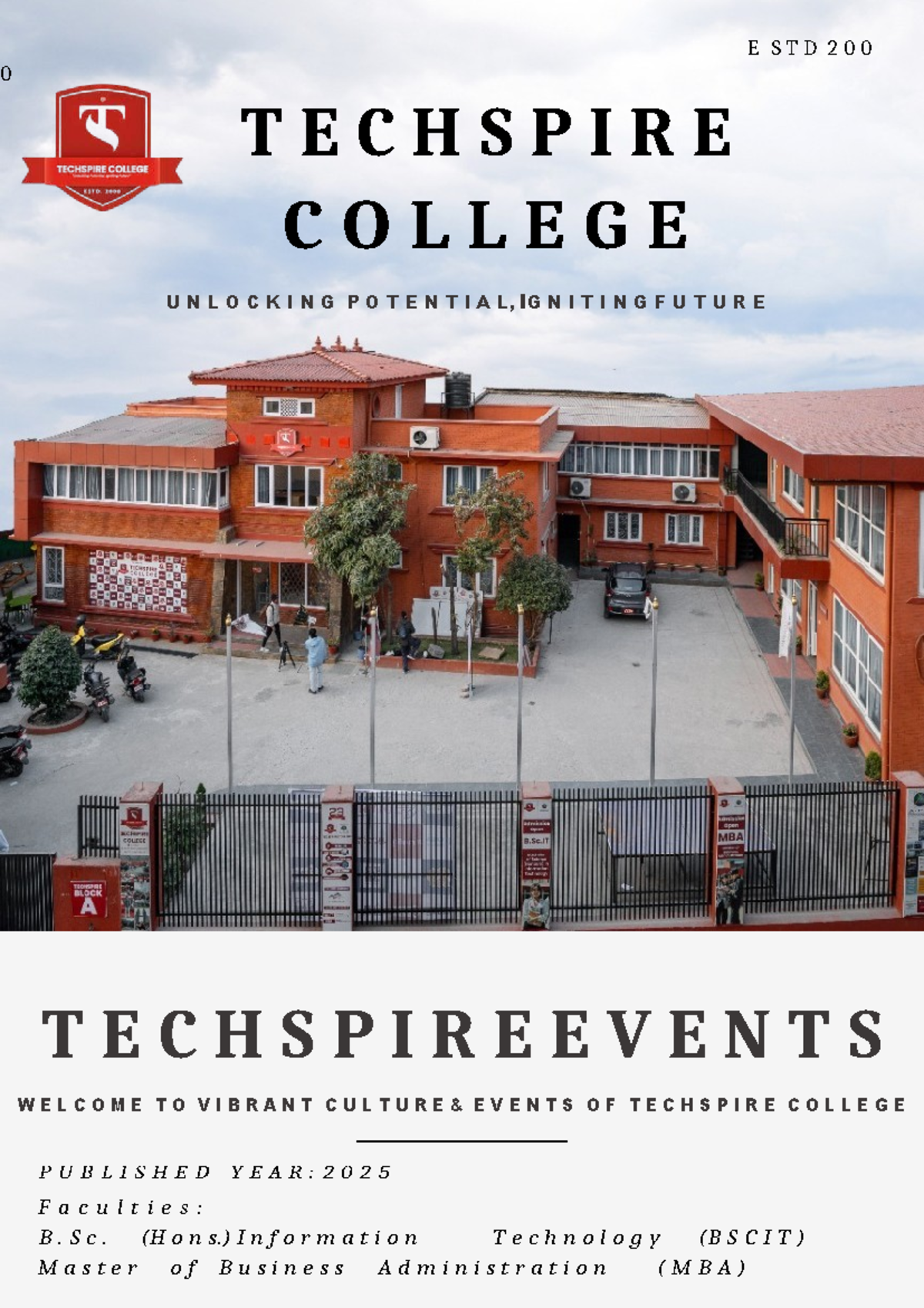 E STD 200 Techspire College Events Magazine 2025: Unlocking Potential ...