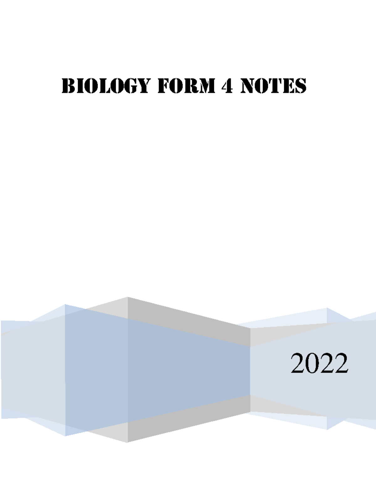 Biology Form 4 Genetics and Evolution Notes (2022) PDF - Studocu