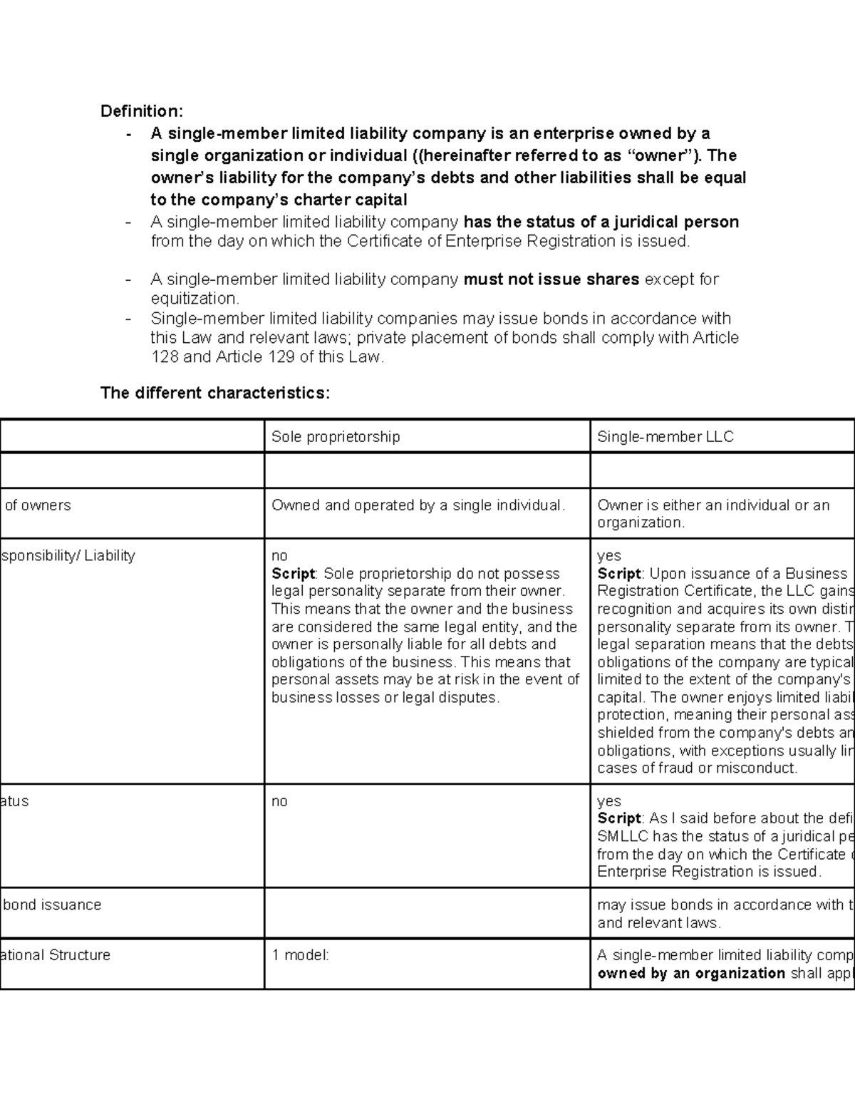 Smllc: Understanding Limited Liability Companies and Their Structure ...