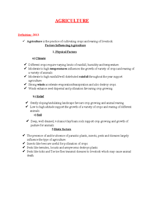 Animal Production Notes - ANIMAL PRODUCTION FOR CERTIFICATE CLASSES ...