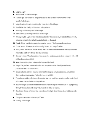 Practical Exam 1 Study Outline: Nervous System & Sensory Anatomy ...