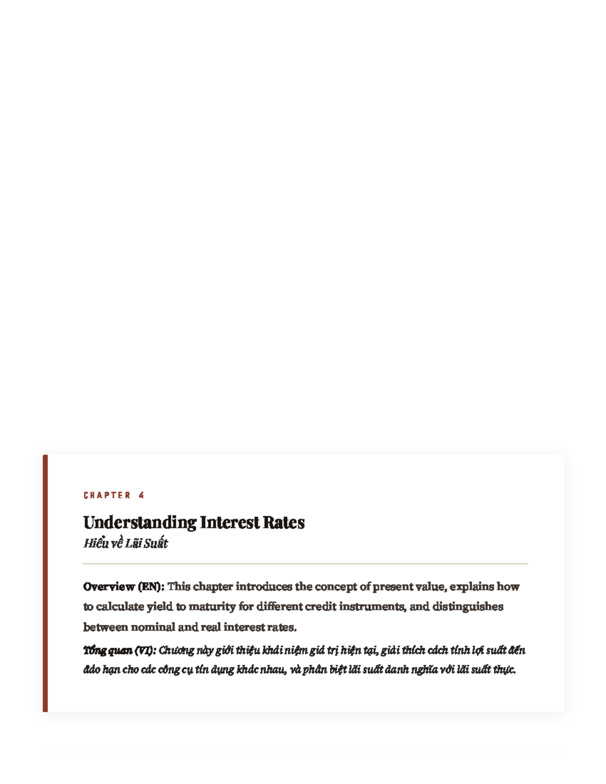 LECTURE NOTES ECON 101: Understanding Interest Rates & Yield Curves ...