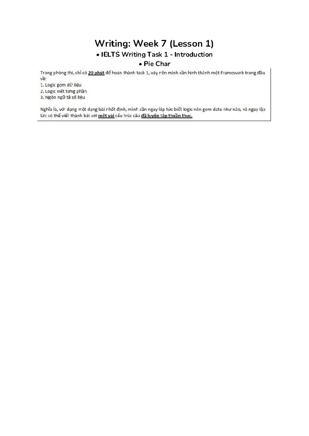 Ielts Bloom - hdbciabcoi - Tiếng Anh Tổng Quát - Writing: Week 7 ...