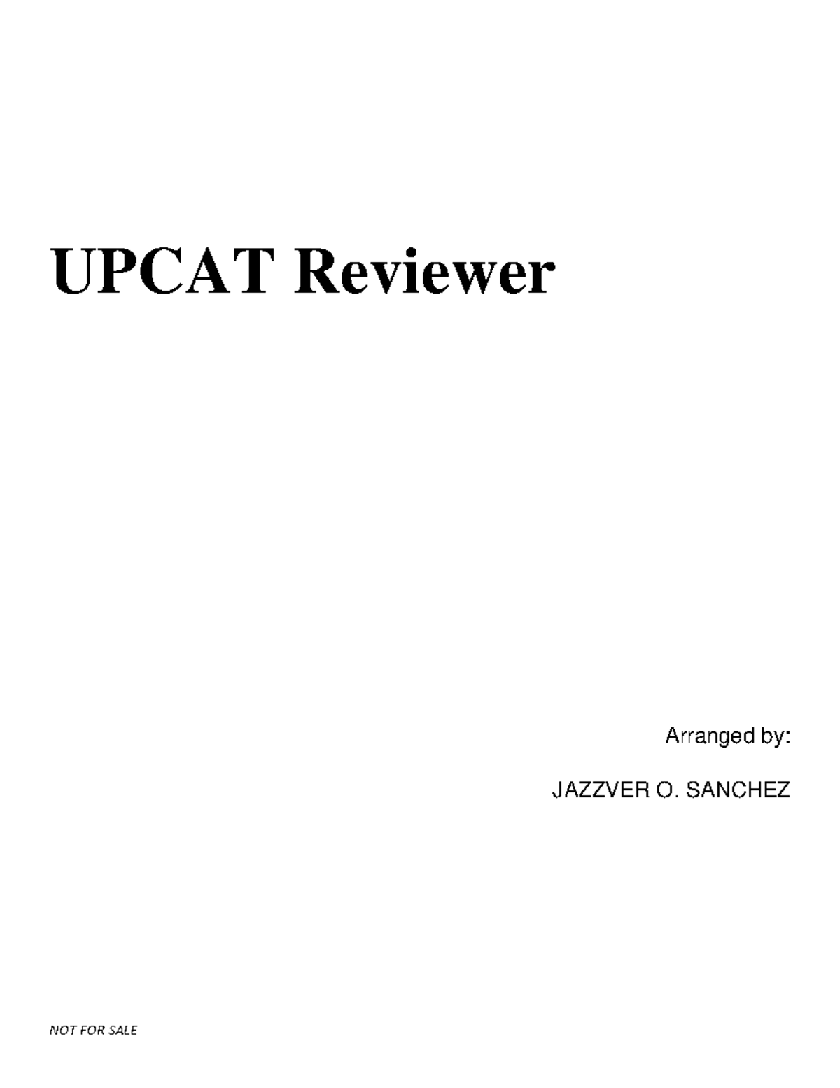UPCAT Reviewer Guide 2020: Tips & Practice Questions - Studocu