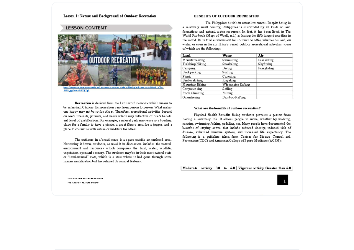 Lesson-1-nature-and-background-of-outdoor-recreational-activities ...