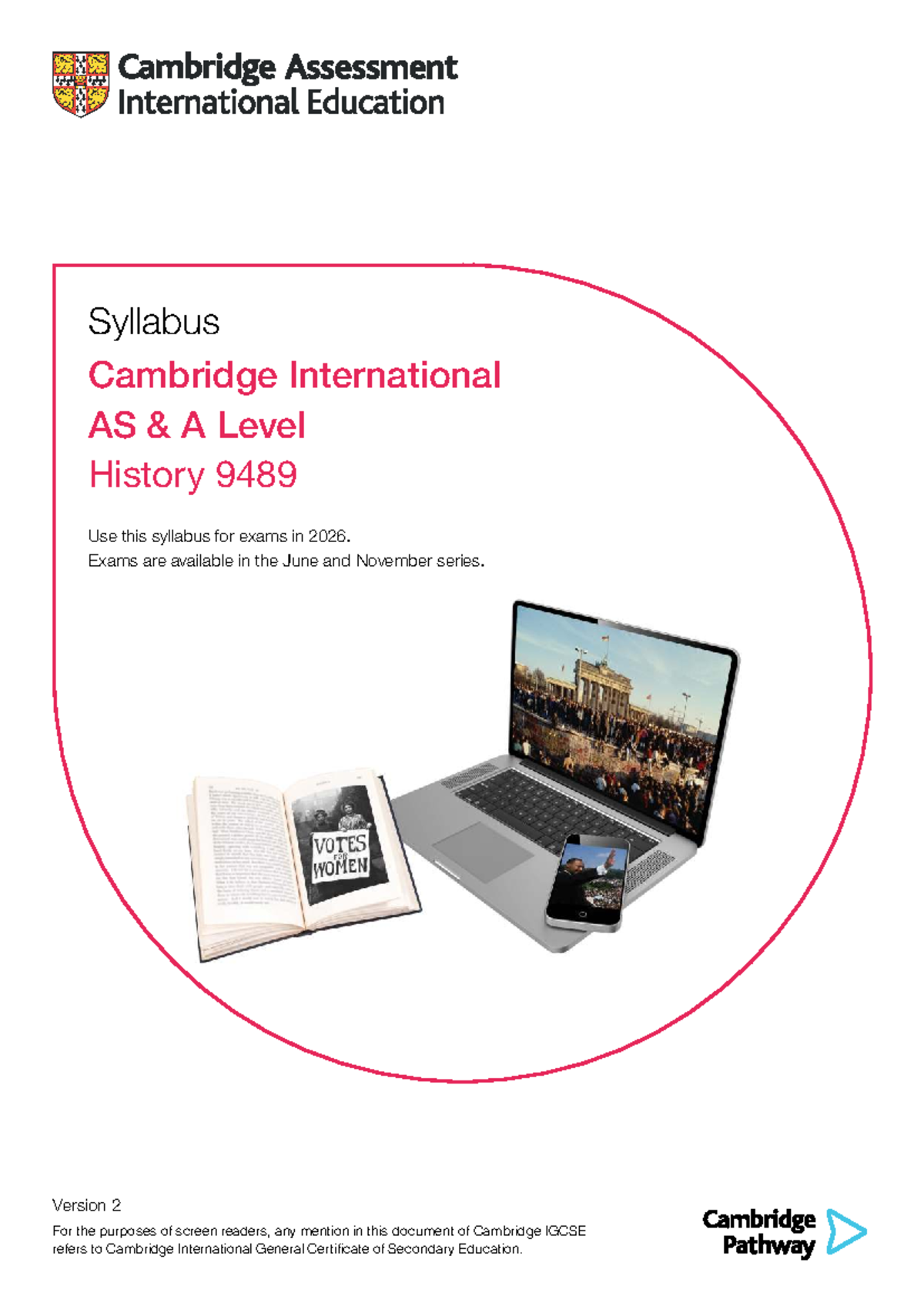 Syllabus History A level - Syllabus Cambridge International AS & A ...