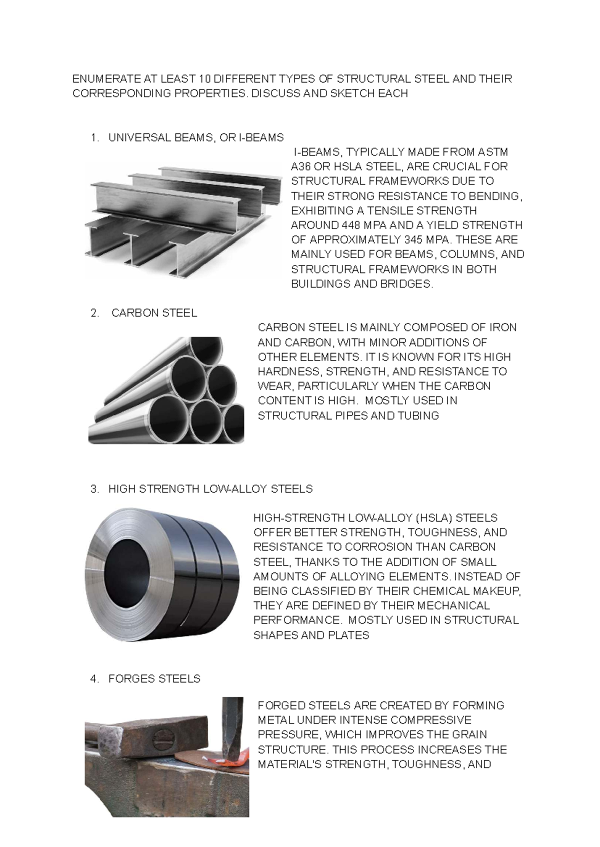 Types of Structural Steel and Their Properties: A Comprehensive ...