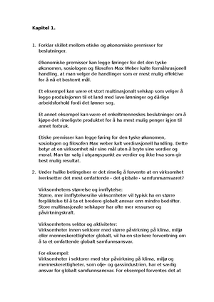 ETIKK 1: Grunnleggende Moralske Begreper og Dilemmaer - Studocu