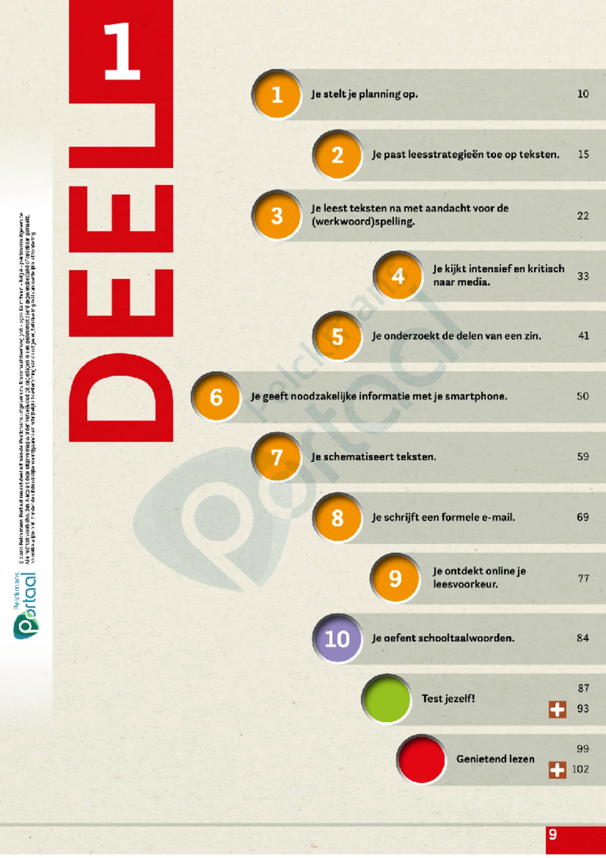 Verbetersleutel Nederlands Deel 1: Campusdocument en Leestrategieën ...
