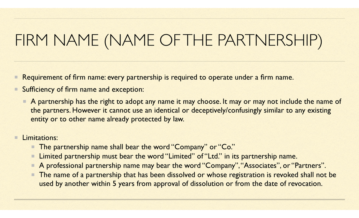 Partnership OLPCC: Rights, Obligations, and Authority Explained - Studocu