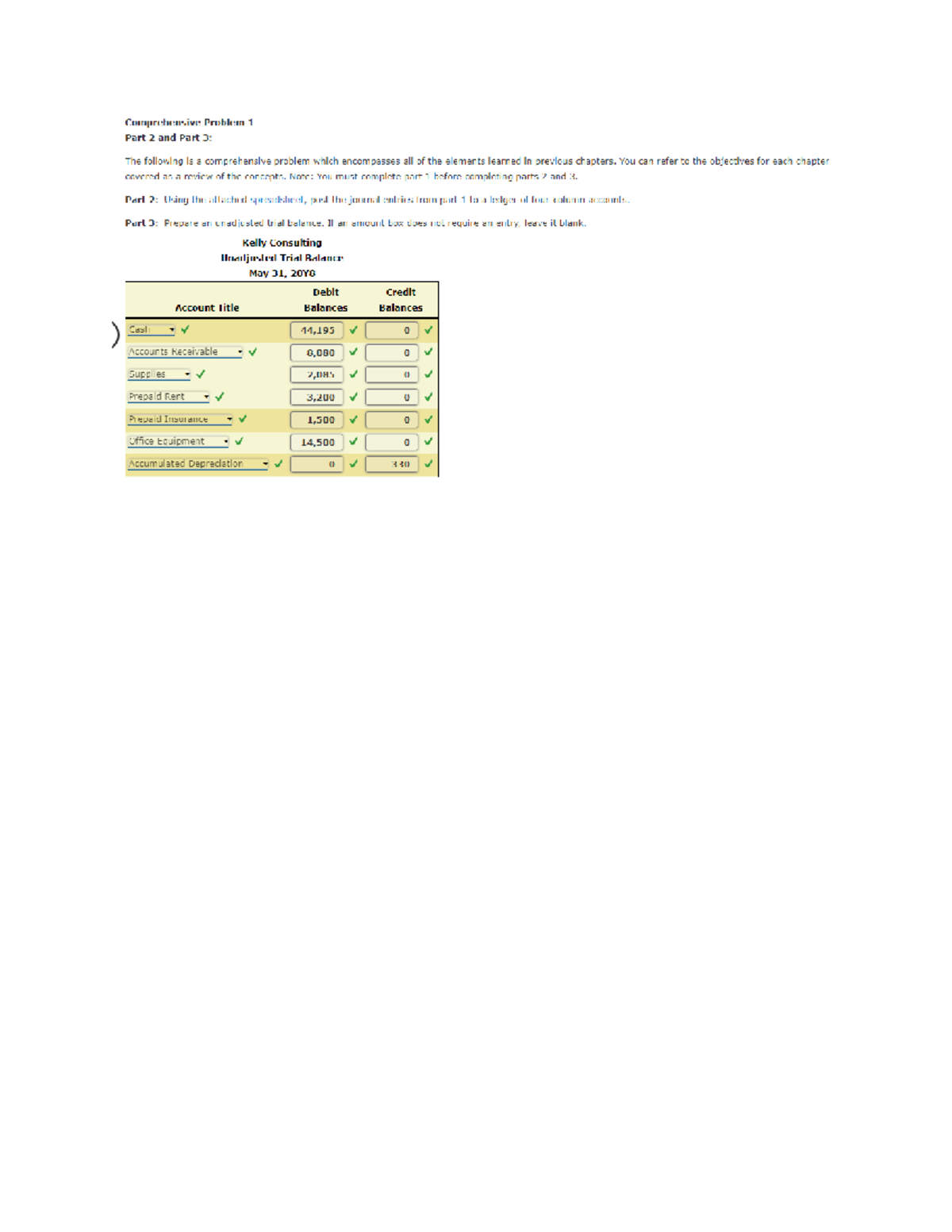 Comprehensive Problems Set 1-3 for Coursework Evaluation - Studocu